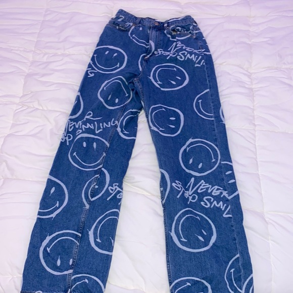 H&M | Jeans | Smiley X Hm Denim Jeans | Poshmark